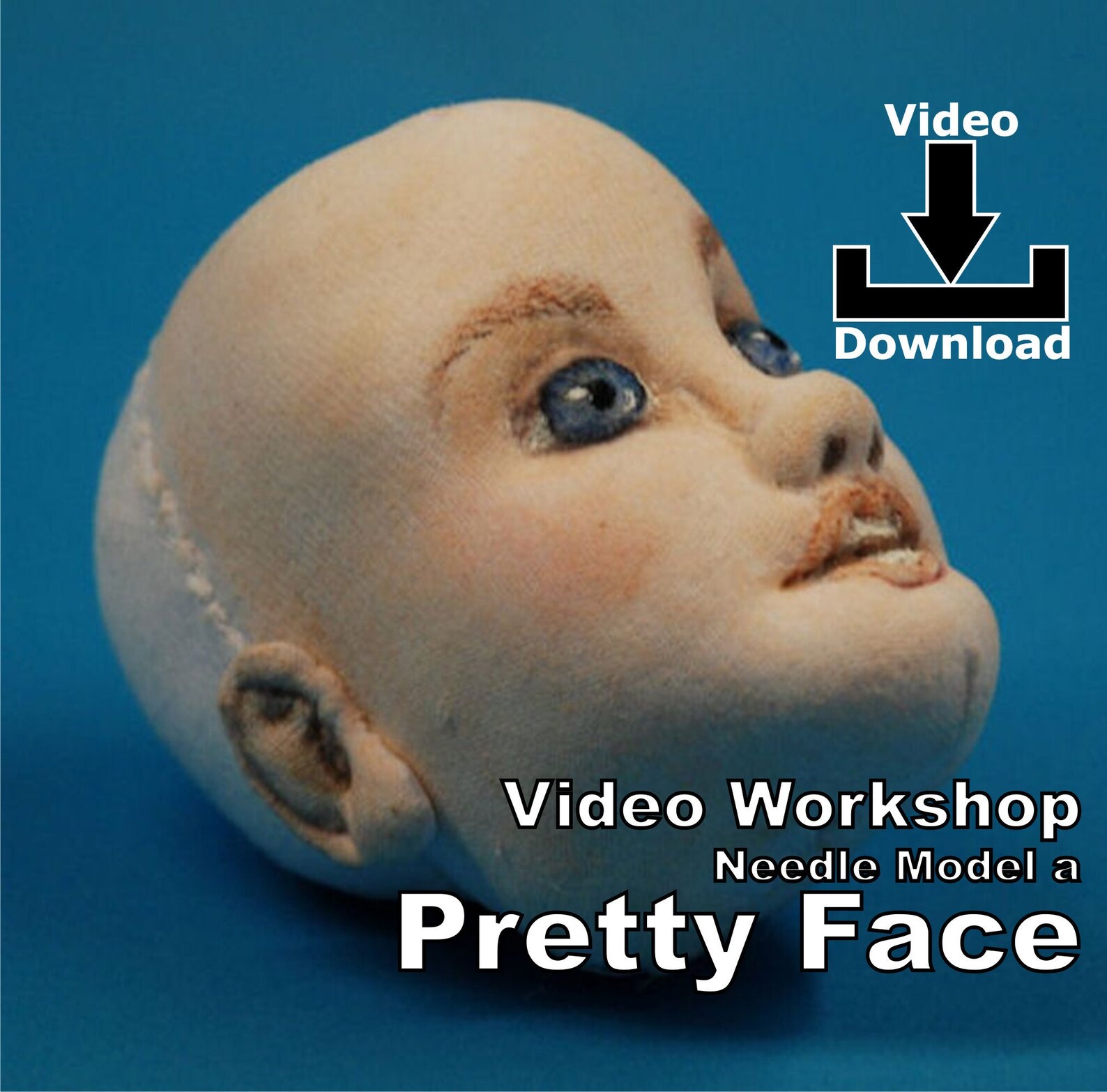 Needle Model a Pretty Face Cloth Doll Techniques Video - Etsy