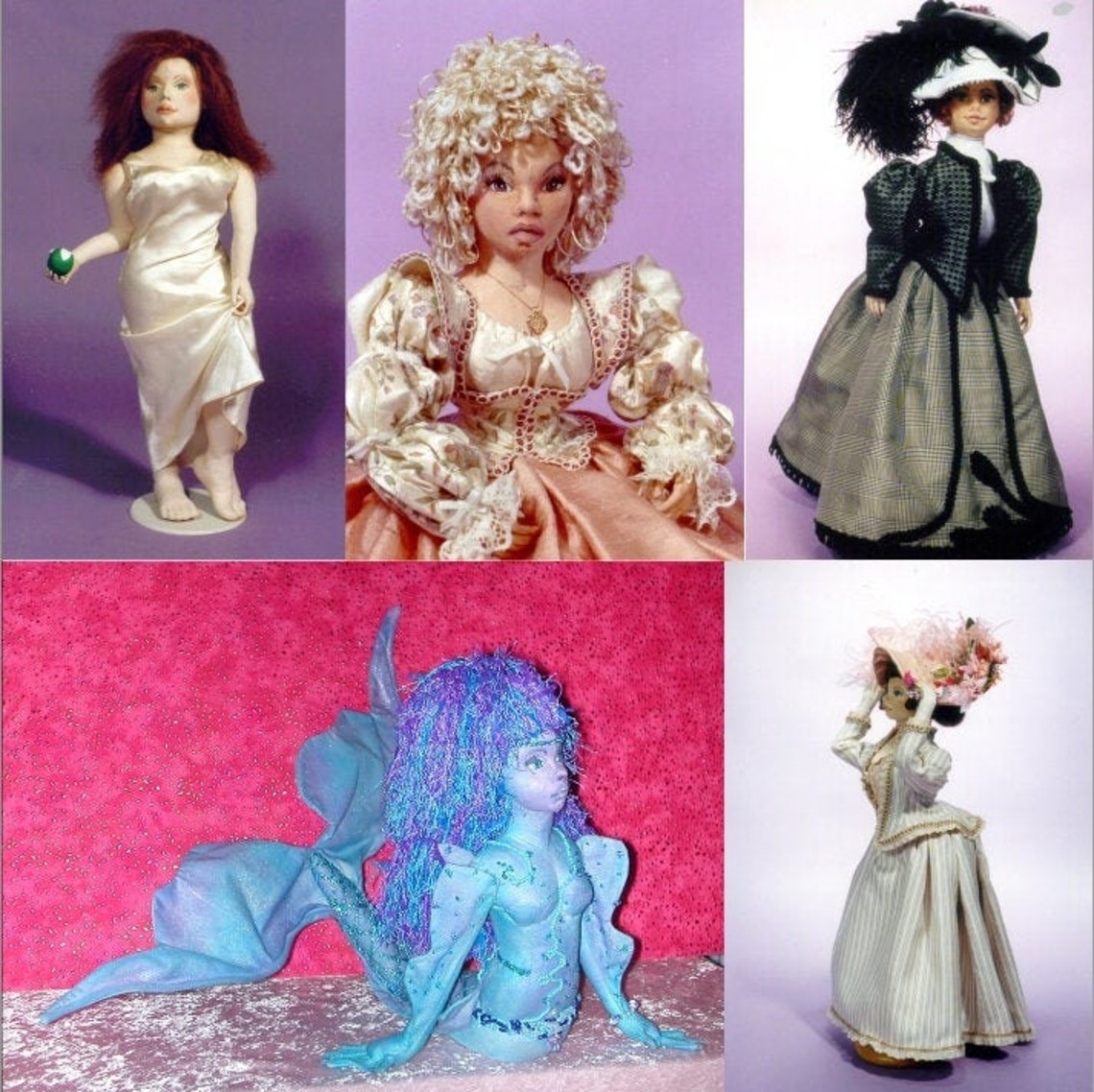 Needle Model a Pretty Face Cloth Doll Techniques Video - Etsy