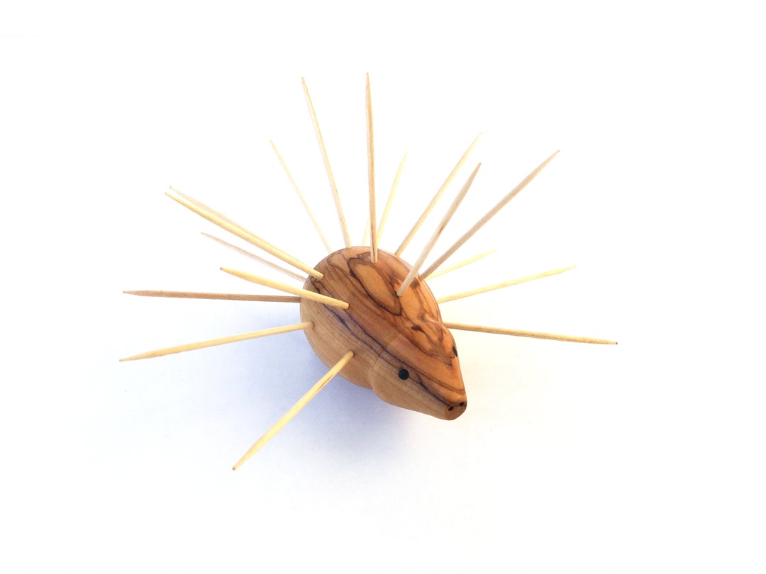 Toothpick Holder hedgehog Toothpick Dispenser Made of - Etsy