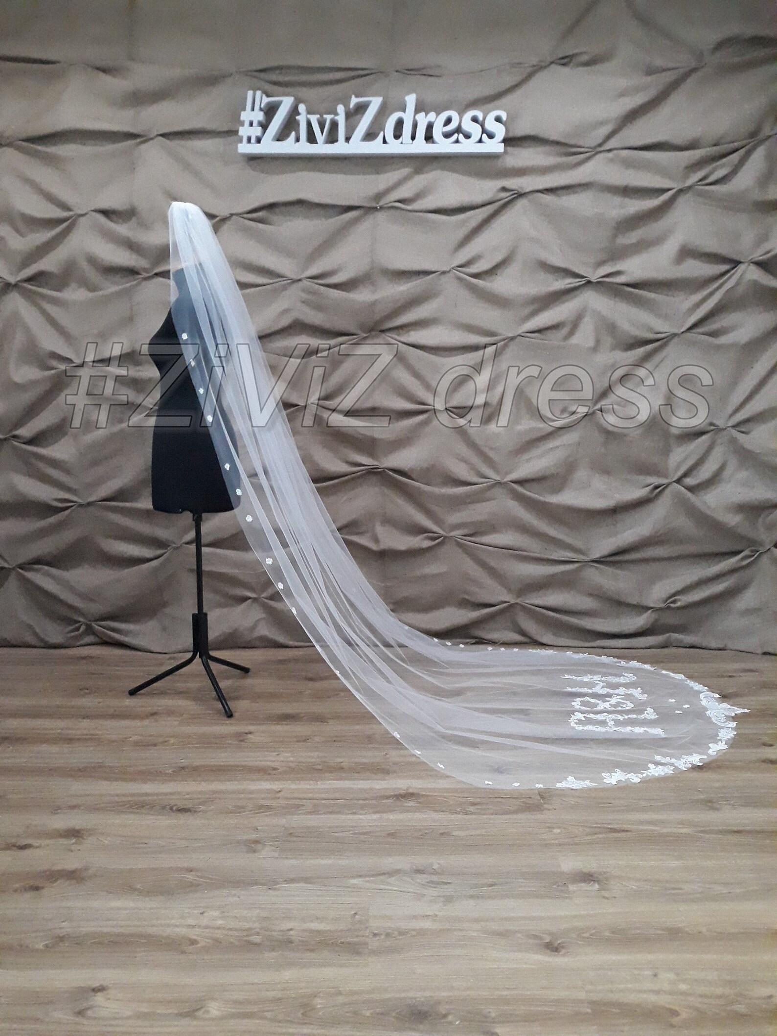 Personalised Bridal Veil Wedding Veil With Initials - Etsy