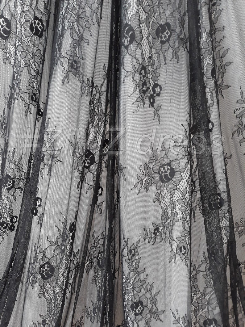 Corset Detachable Train Lace Detachable Train Black Lace - Etsy