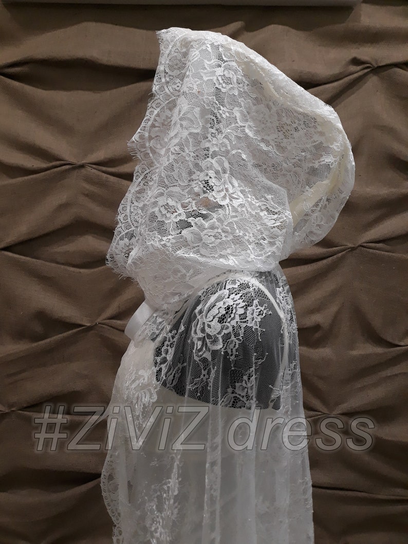 Wedding Cape With Hood Lace Cape Fingertip Wedding Bridal - Etsy