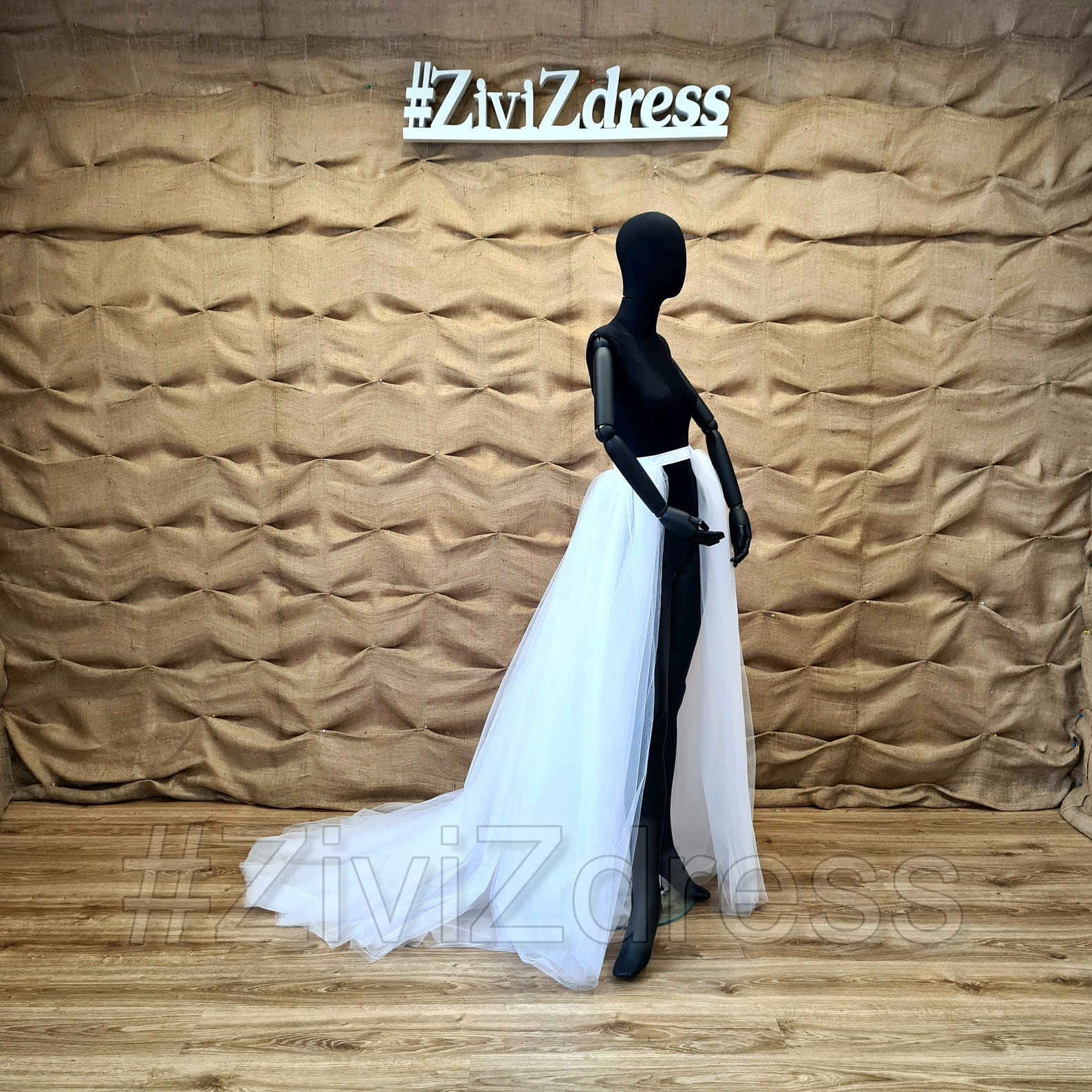 Tulle Detachable Train Detachable Wedding Skirt Train Tulle - Etsy