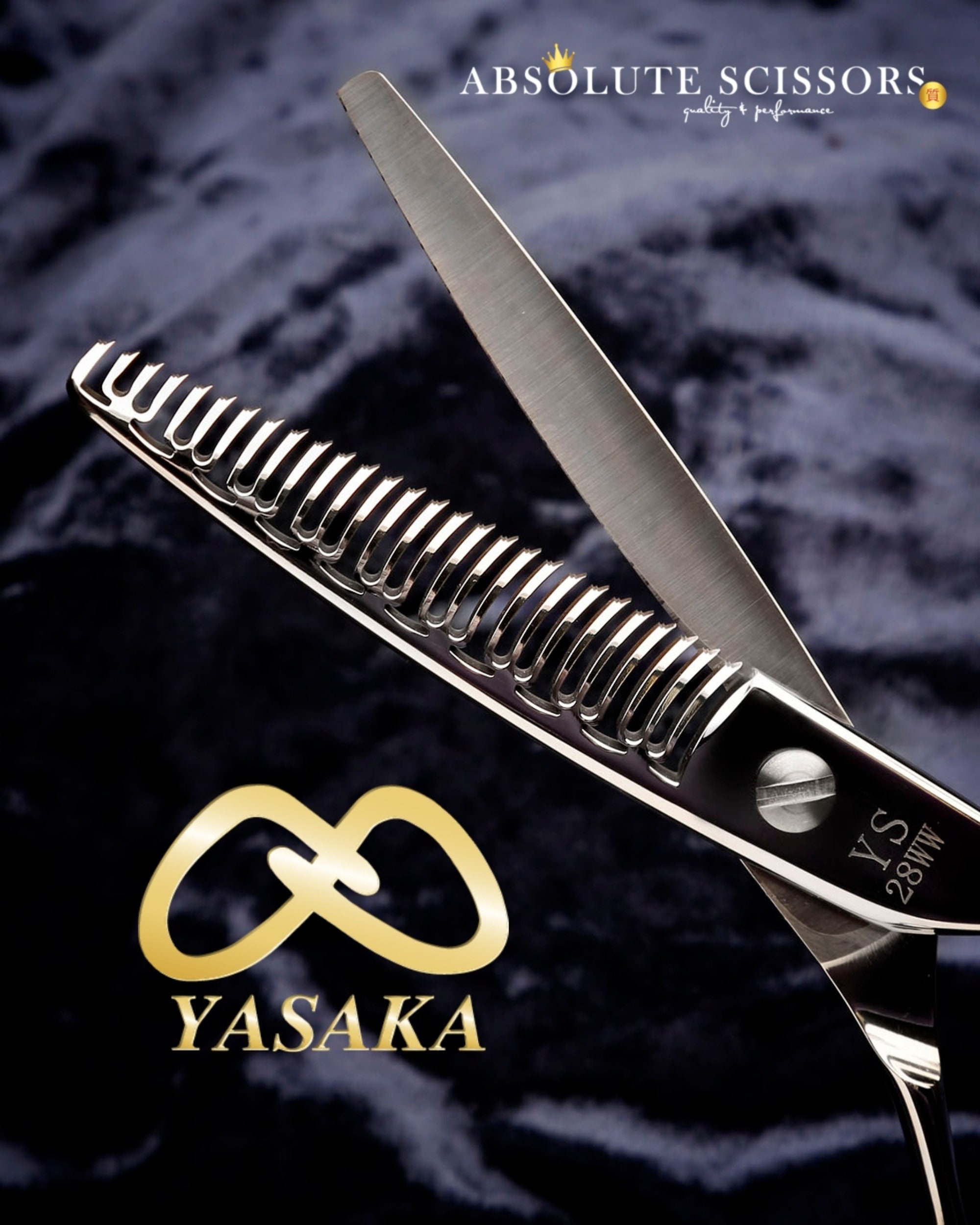 Yasaka Scissors YS28WW Hair Thinning Shears - Etsy UK