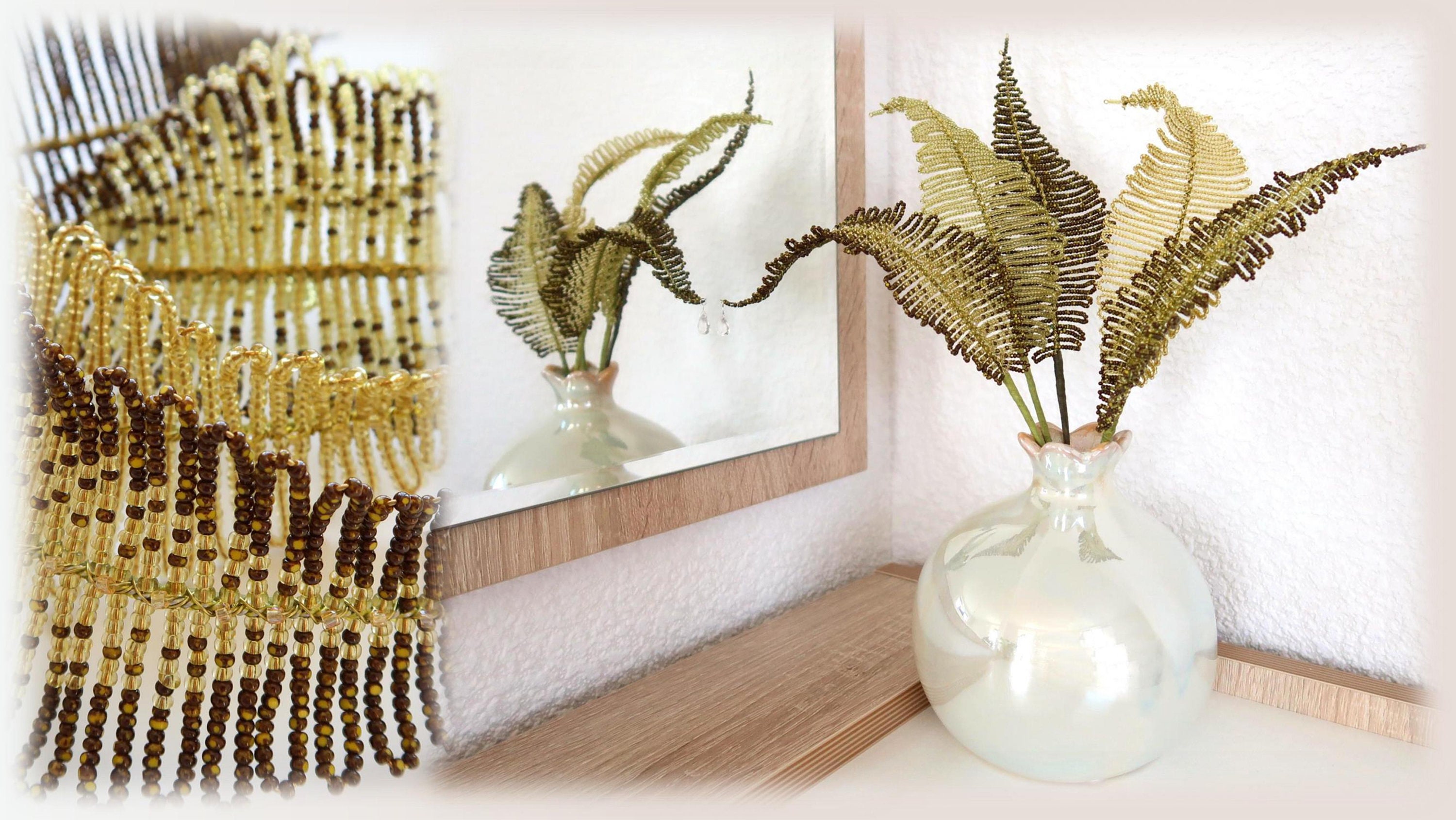 PDF Pattern – Beaded Sword Fern by Svetlana Sapegina – DIY – Beaded ...