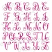 Embroidery Fonts, Monogram Fonts, Machine Embroidery Font, Wedding ...