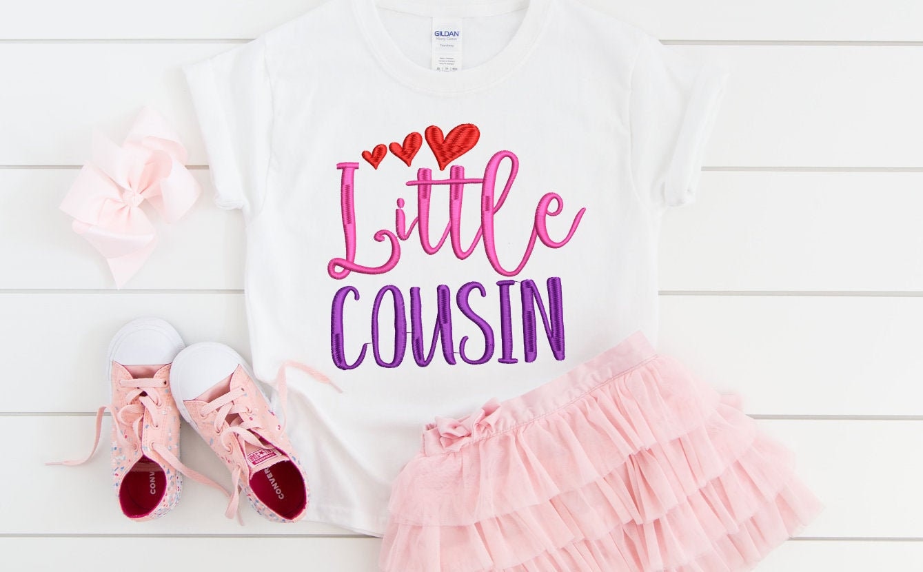 Little Girl Embroidery Design, Embroidery for Girls, Little Cousin ...