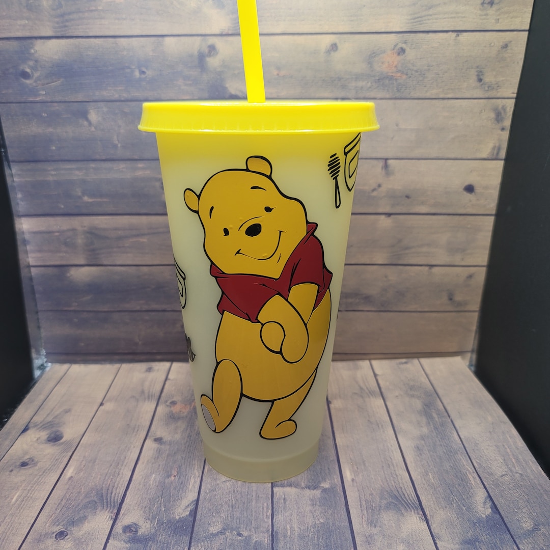 Cartoon Bear Coloring Changing 24 Oz Cold Cup - Etsy