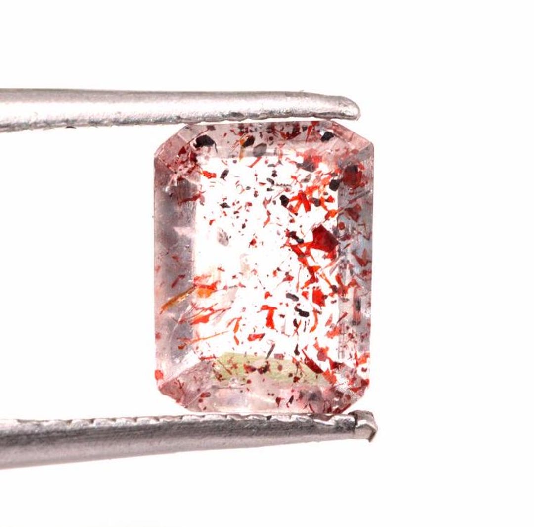 Blood Splatter Super Seven Quartz, Lepidocrocite Quartz / Cacoxenite ...