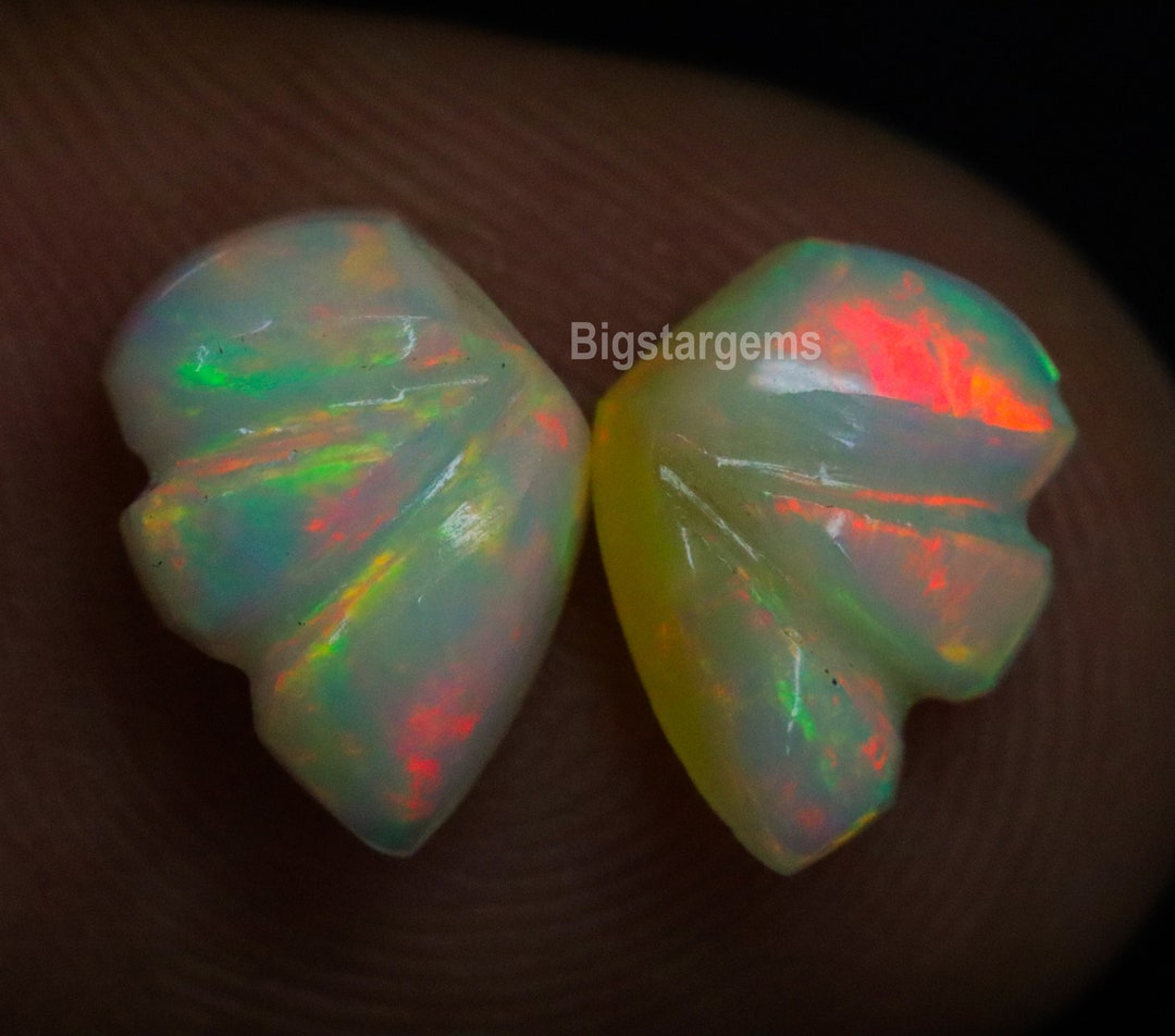 2.00 Carat. Ethiopian Opal Angel Wings for Making Pendent Beautiful ...