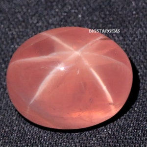 Natural 6 Heavy Rays Star Rose Quartz for Making Amazing Pendant, Loose ...