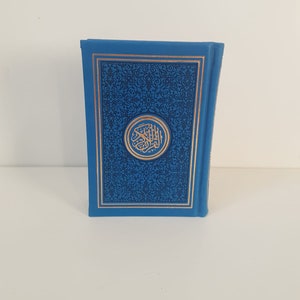 Large Leather Embossed Quran With Gold Design | Etsy