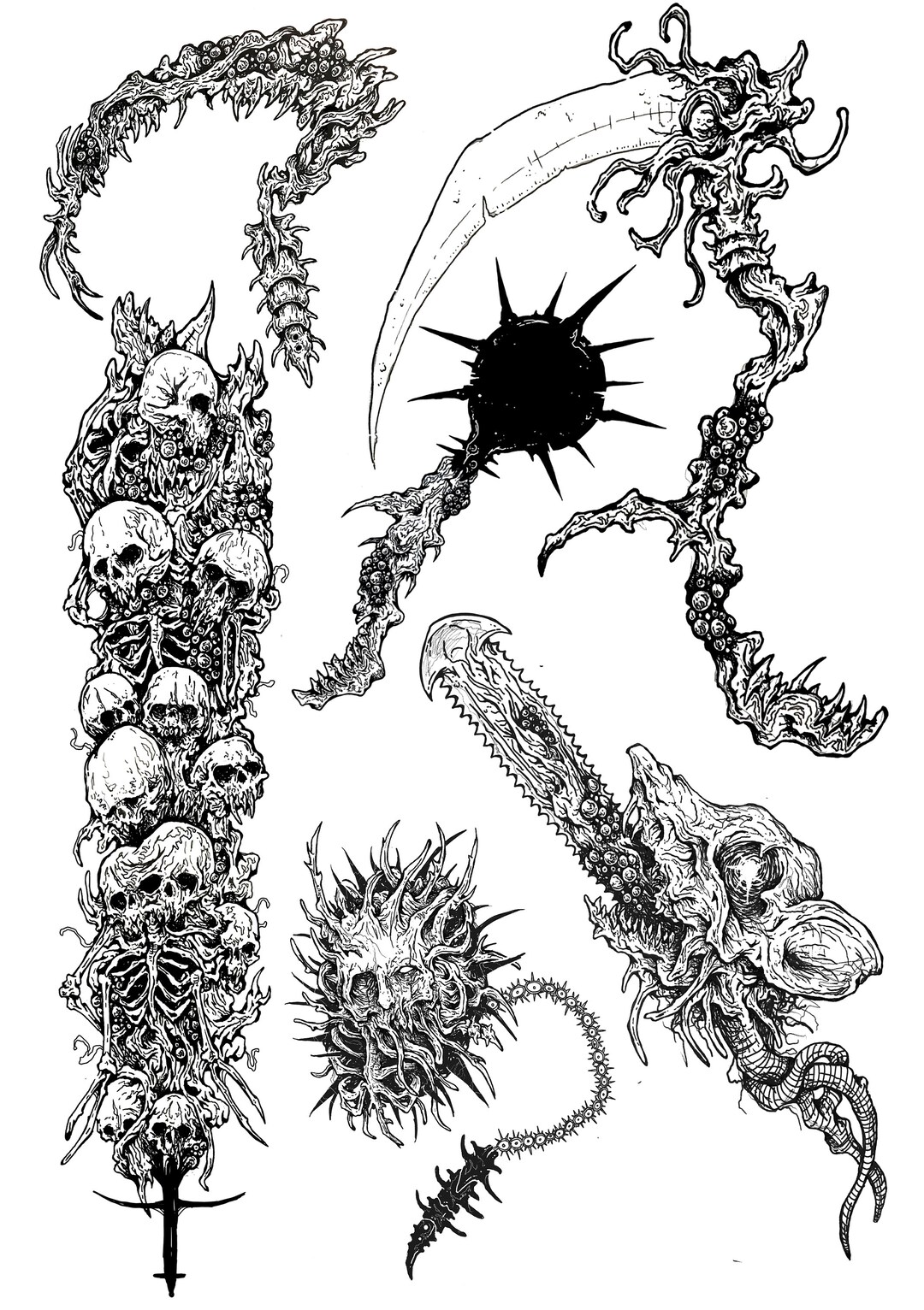 Weapon Sheet Print - Etsy