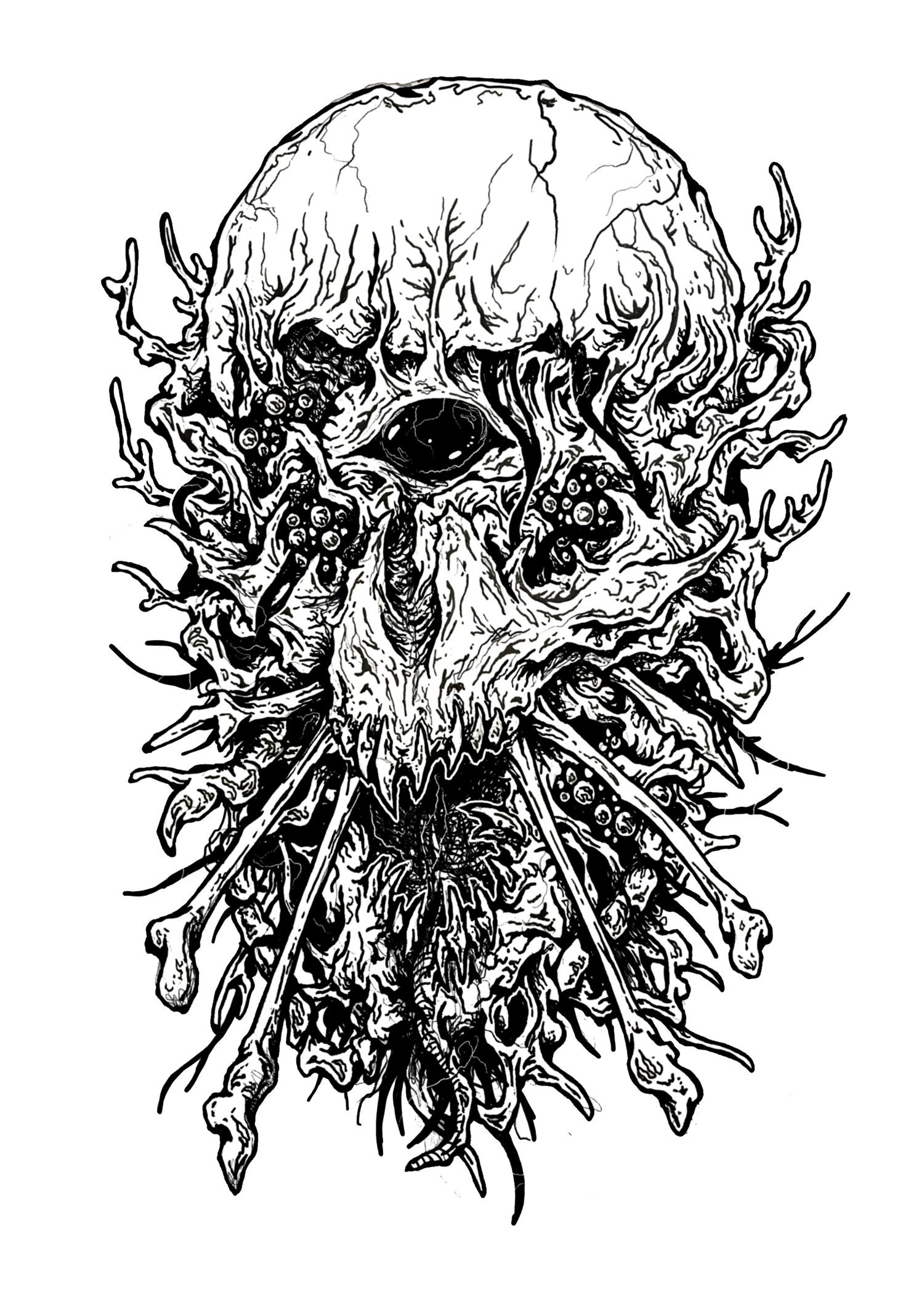 Frontal Lobe (small Print) - Etsy