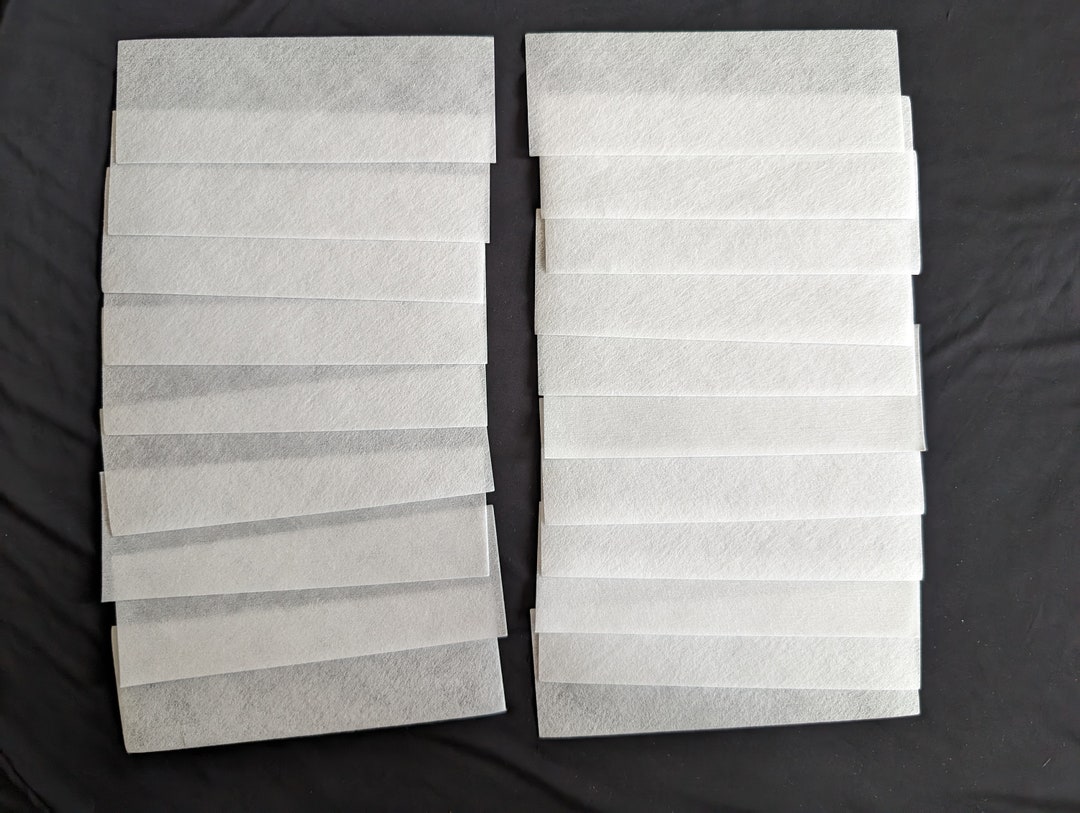 20 Salon Depilatory Paper Hair Removal Waxing Strips Non Woven Legs ...