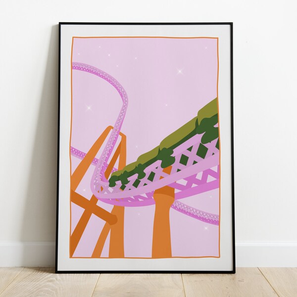 Roller Coaster - Etsy