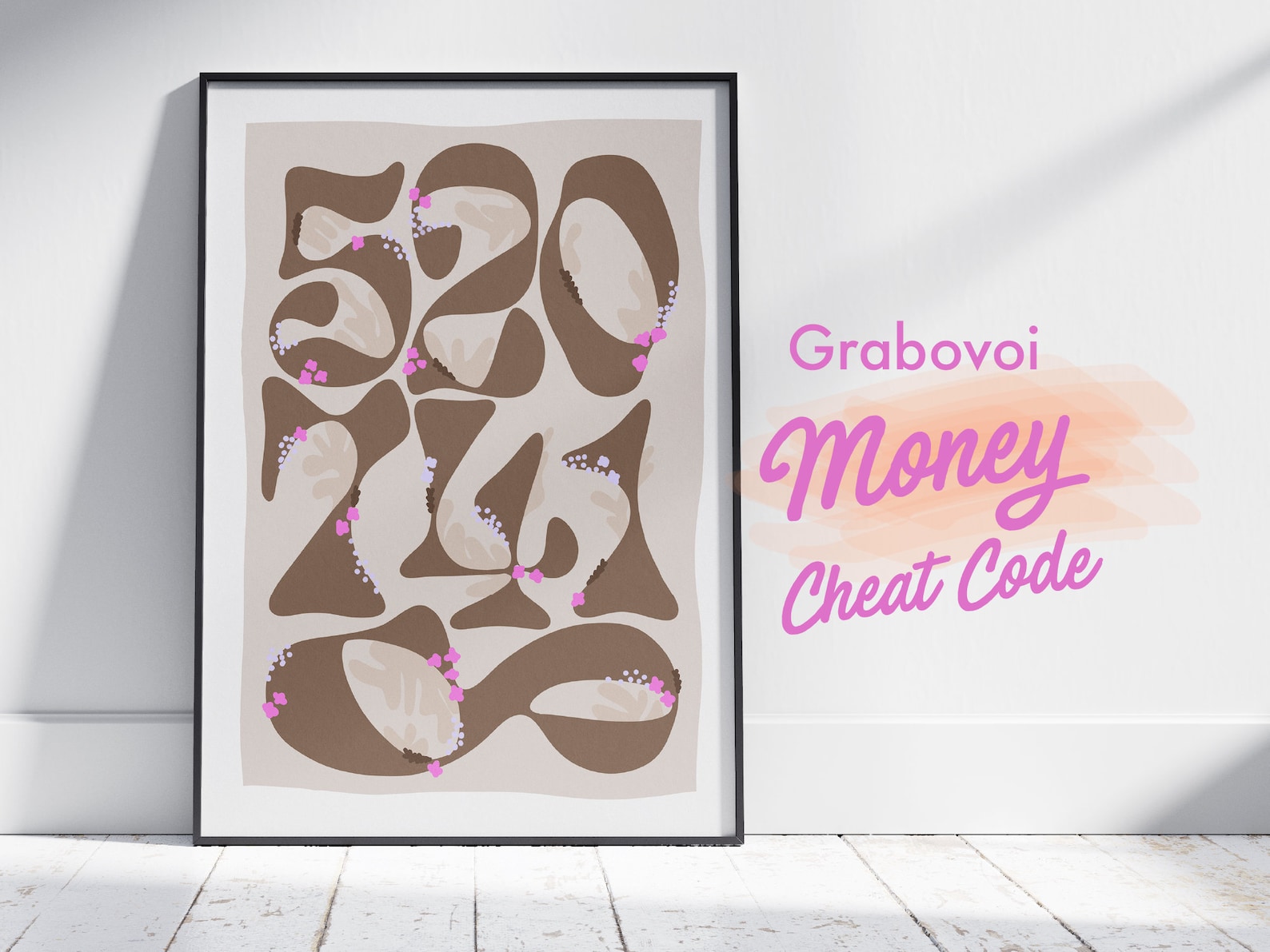 Money Cheat Code | Grabovoi Numbers | 5207418 | Digital Download Print ...