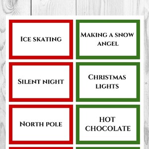 Christmas Charades 48 Cards Printable | Christmas Games| Family Games ...