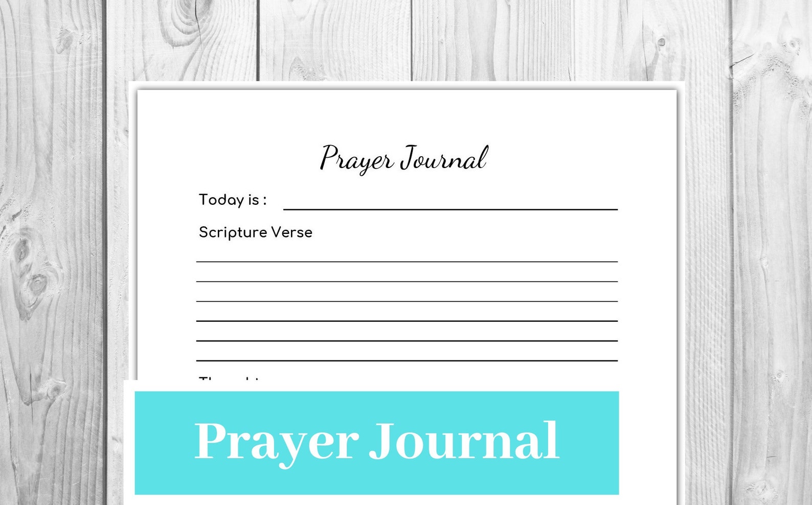 Prayer Journal Printable Bible Scripture Bible Study US - Etsy