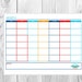 Space Kid Bundle Chore Chart Kid Calendar Behavior Chart Reward Chart ...