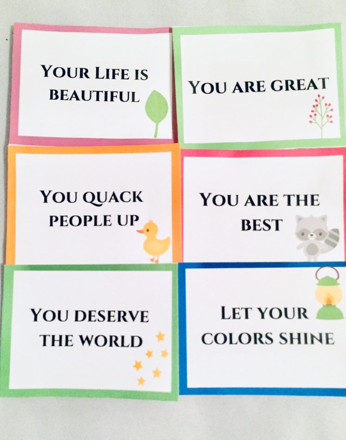 Kindness Cards Printable 105 Cards Random Acts | Etsy