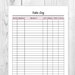 Sales Log Printable Sales Tracker Online Order Etsy Sales US Letter, A4 ...