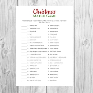 Christmas Match Game | Xmas Games | Christmas Games |holiday Game ...