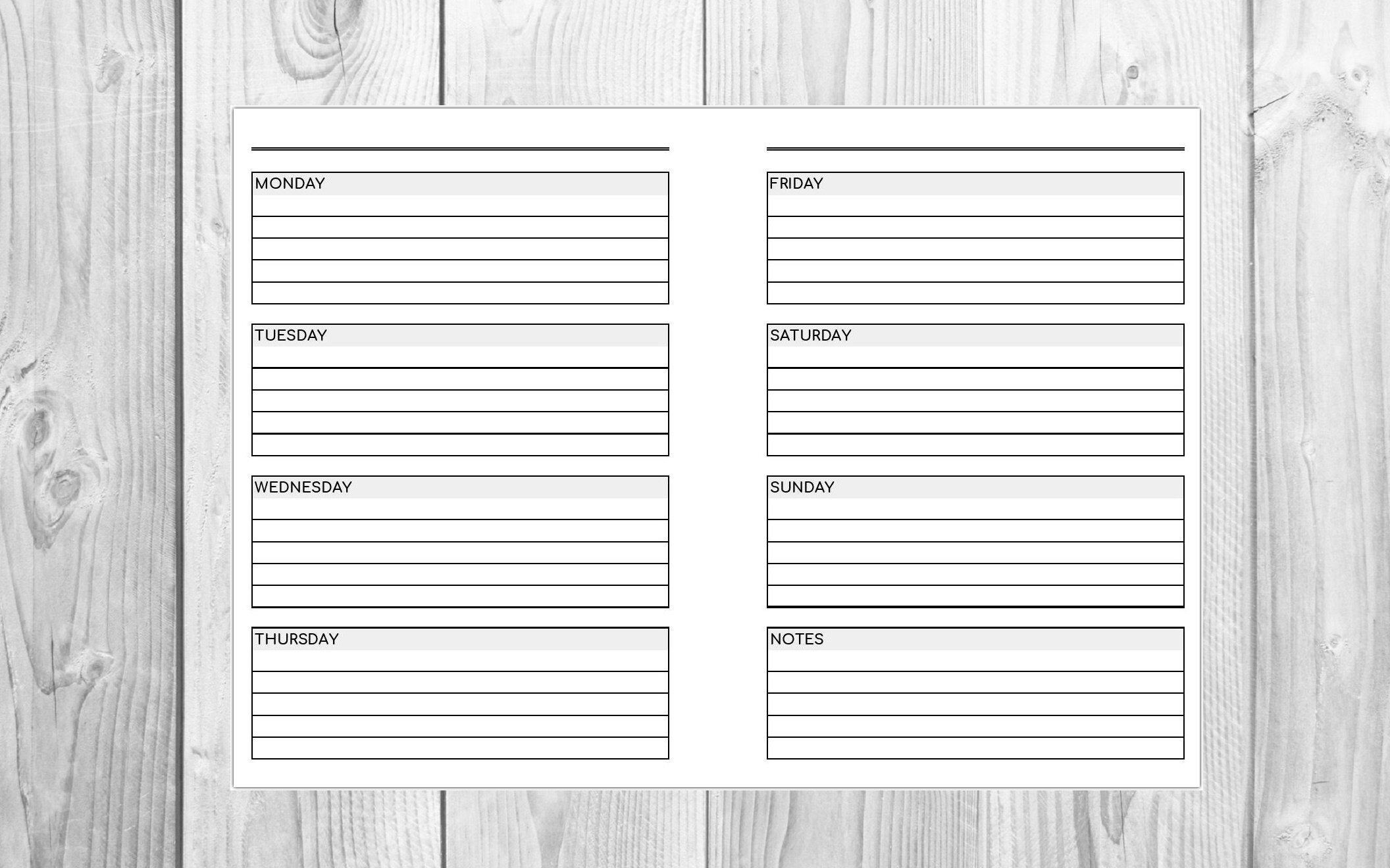 Micro Bundle Printable Planners-instant Download - Etsy