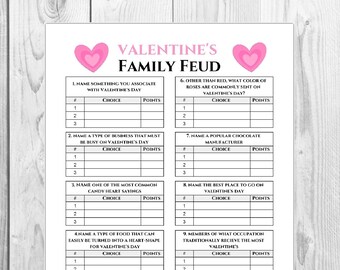 Valentine’s Family Feud - Etsy