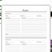 Recipe Sheet Printable Printable Recipe Recipe Inserts Instant Download ...