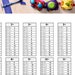 Math Addition Table Printable Math Sheet Educational Chart Learn Math ...