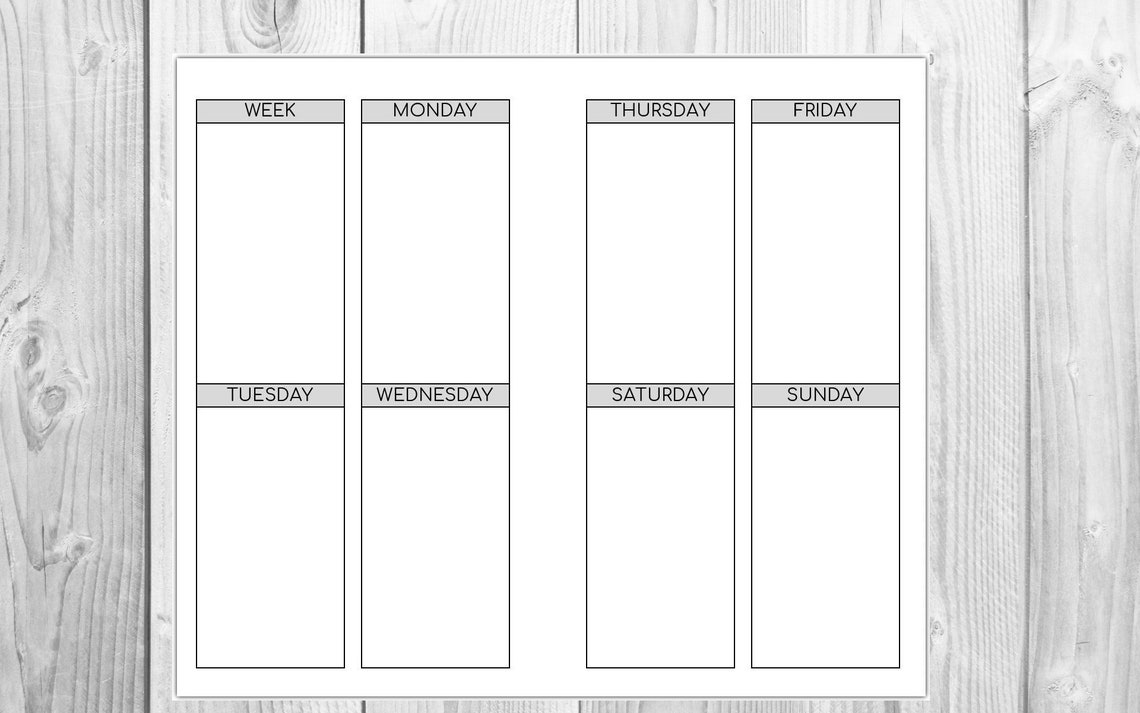 Micro Bundle Printable Planners-instant Download - Etsy
