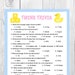 Twins Trivia Birthday Game Printable Baby Shower Game Kids | Etsy