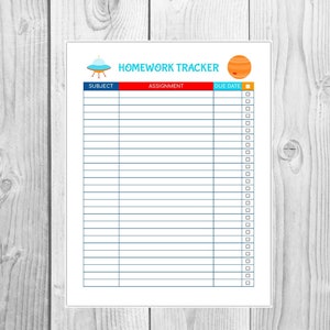 Space Kid Bundle Chore Chart Kid Calendar Behavior Chart Reward Chart ...