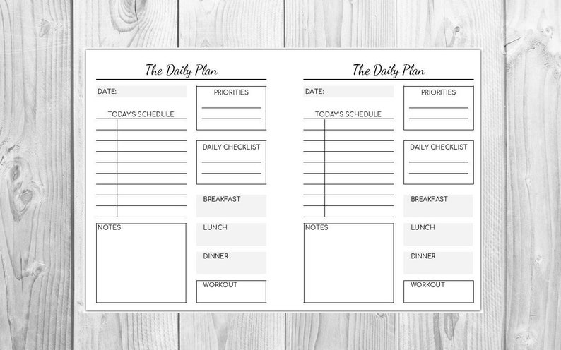 Micro Bundle Printable Planners-instant Download - Etsy