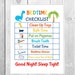 Kids Morning/bedtime Dinosaur Checklist Printable Chore Chart Kid ...