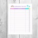 Kids Homework Tracker Assignment Tracker Grade Tracker Printable PDF ...