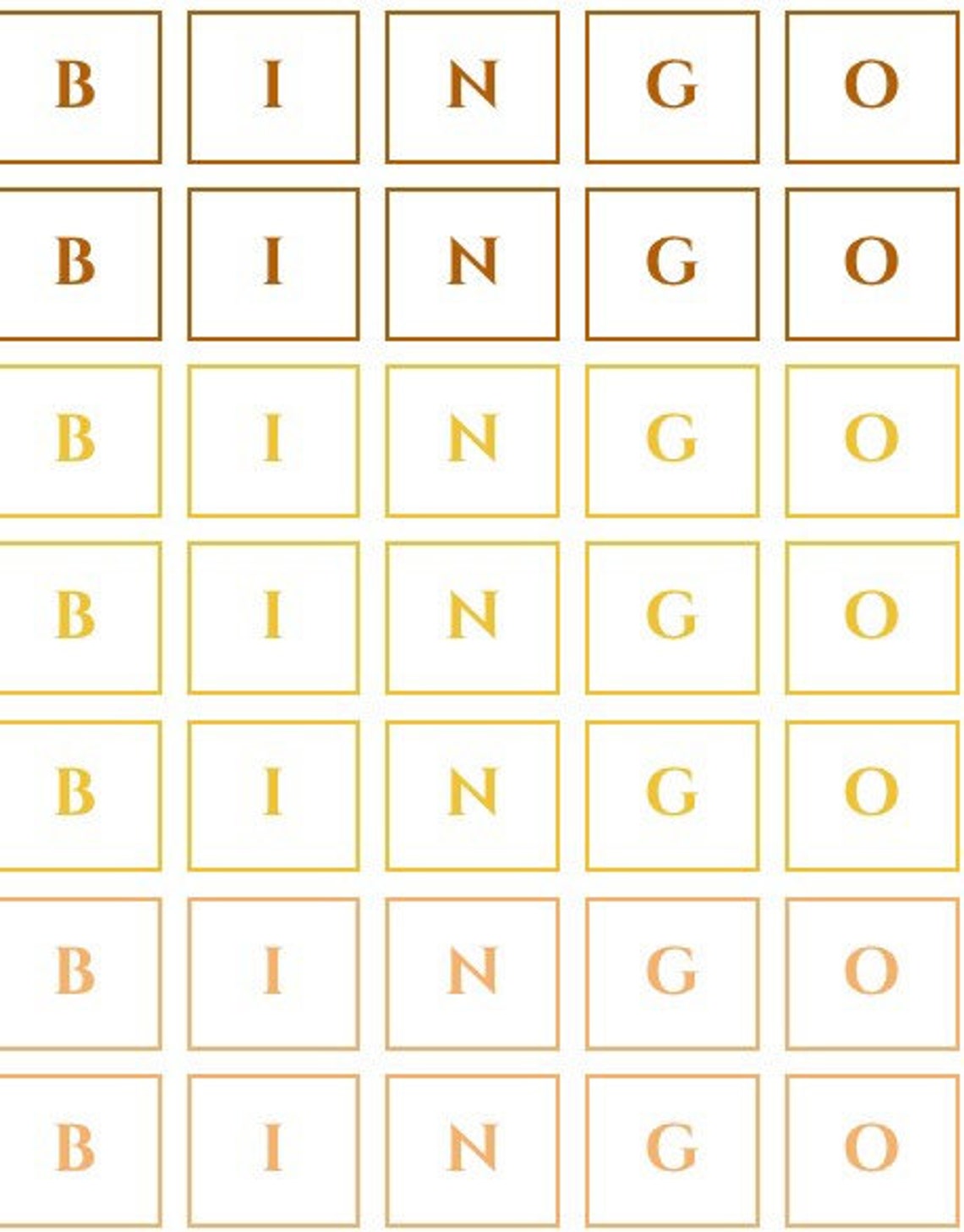 Thanksgiving Bingo Printable Kids Games Party Games | Etsy