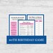 Twins Trivia Birthday Game Printable Baby Shower Game Kids Games Party ...