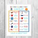 Kids Space Morning/bedtime Checklist Printable Chore Chart - Etsy