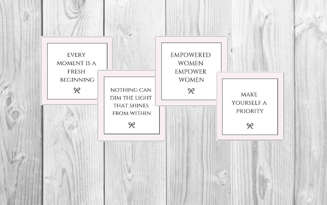 Journaling Quote Cards 3 X 4 & 3 X 3 Art Cards Printable - Etsy
