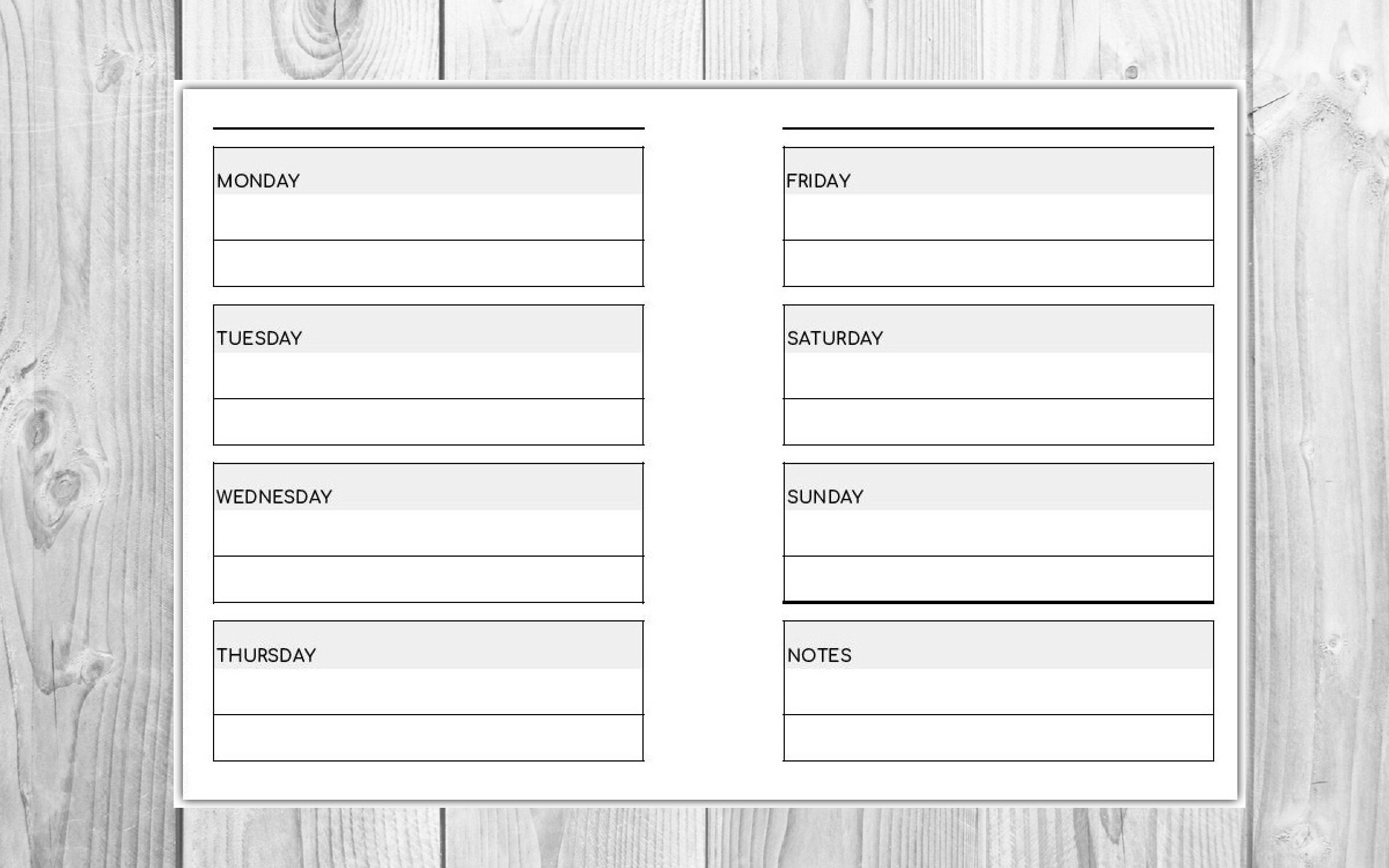 Micro HP Bundle druckbare Monatsplaner Tagesplaner Essen | Etsy