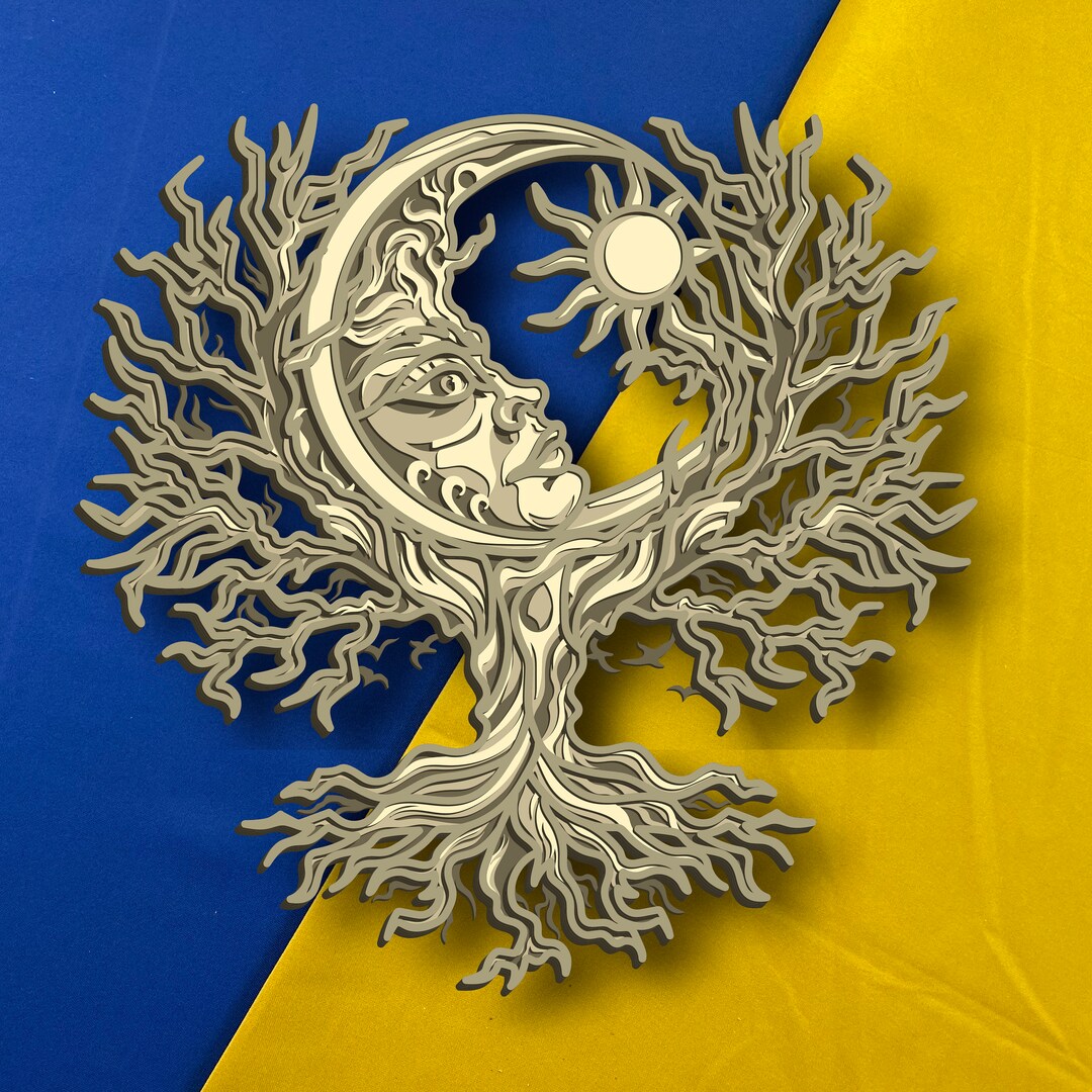Tree of Life Multilayer. SVG. 3D Decor. CNC . Cricut Construction ...