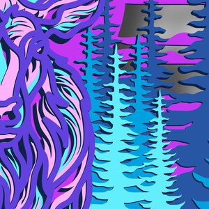Deer Multilayer/ Deer SVG/ 3D Decor/ CNC File/ Deer Svg Files for ...