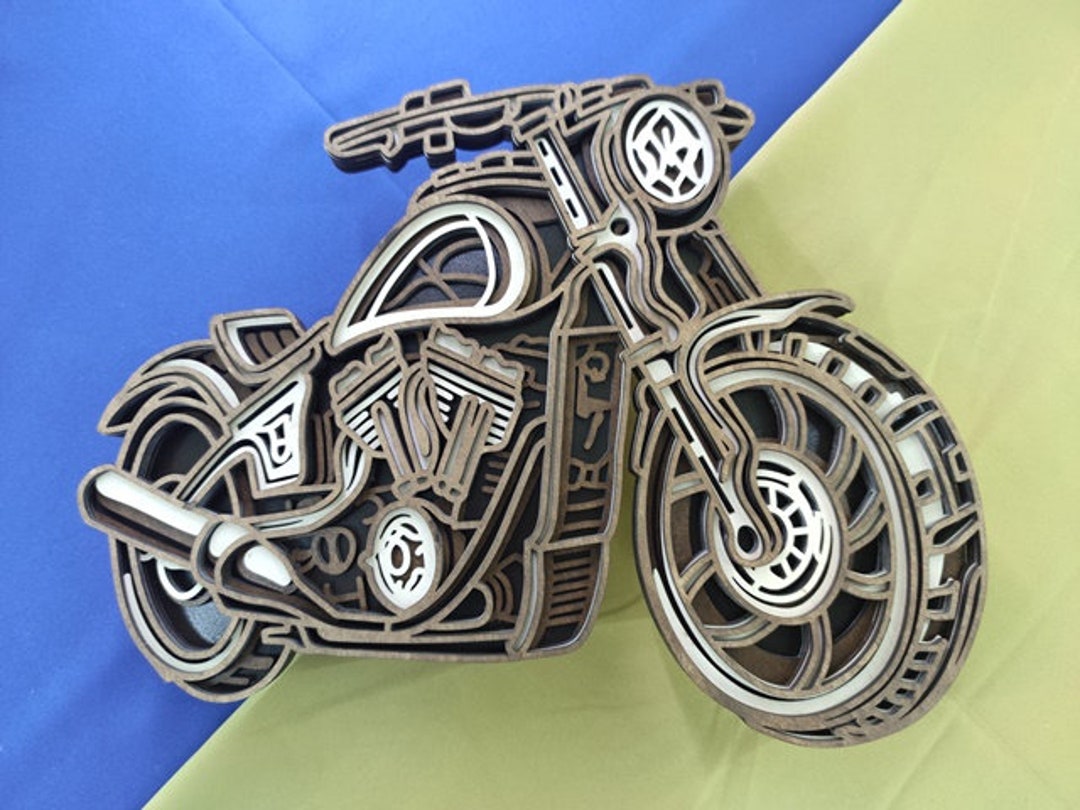 Moto Multilayer/ Moto SVG/ 3D Decor/ CNC File/ Moto Svg Files for ...