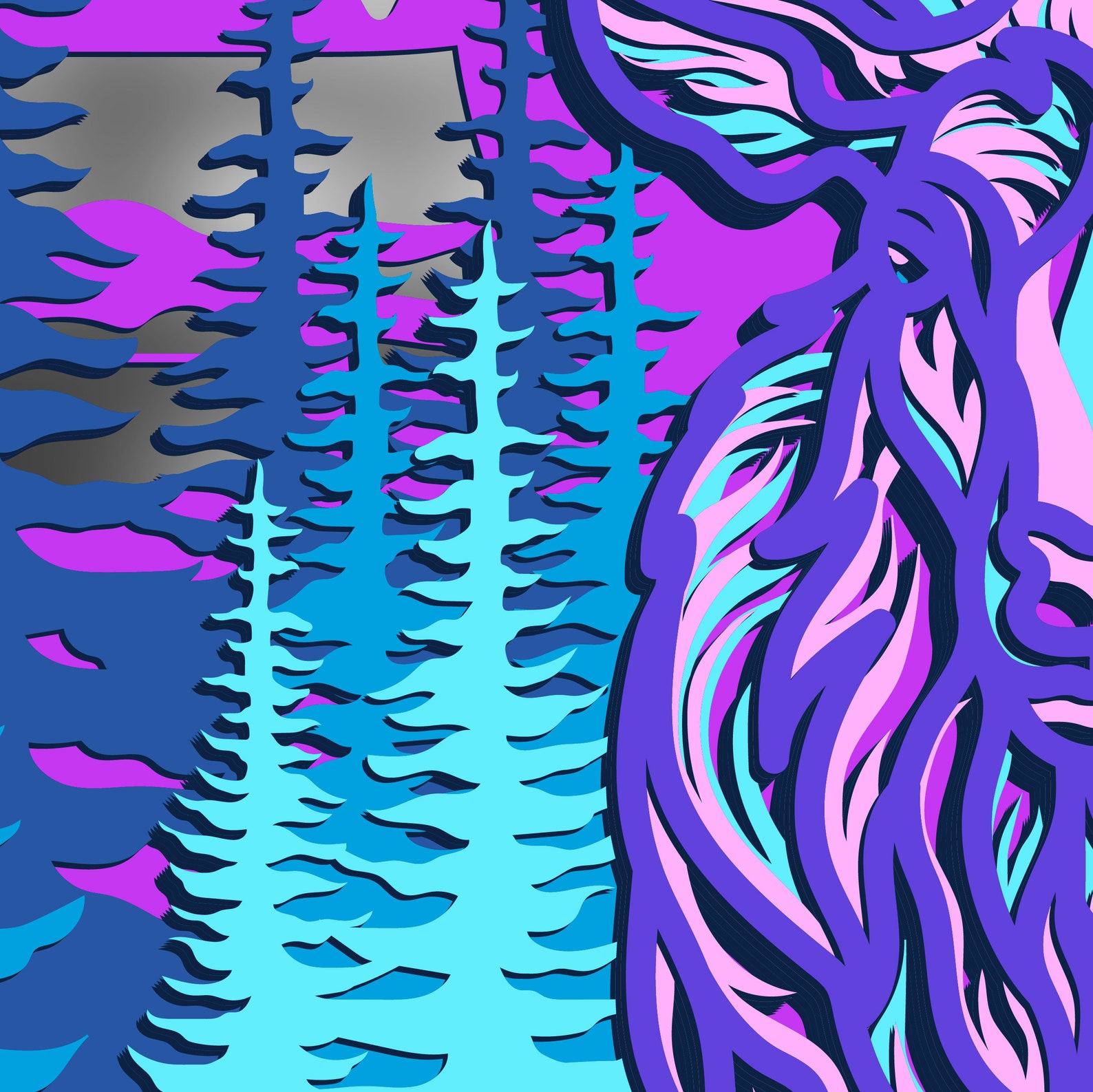 Deer Multilayer. SVG. 3D Decor. CNC . Cricut Construction. Layered ...
