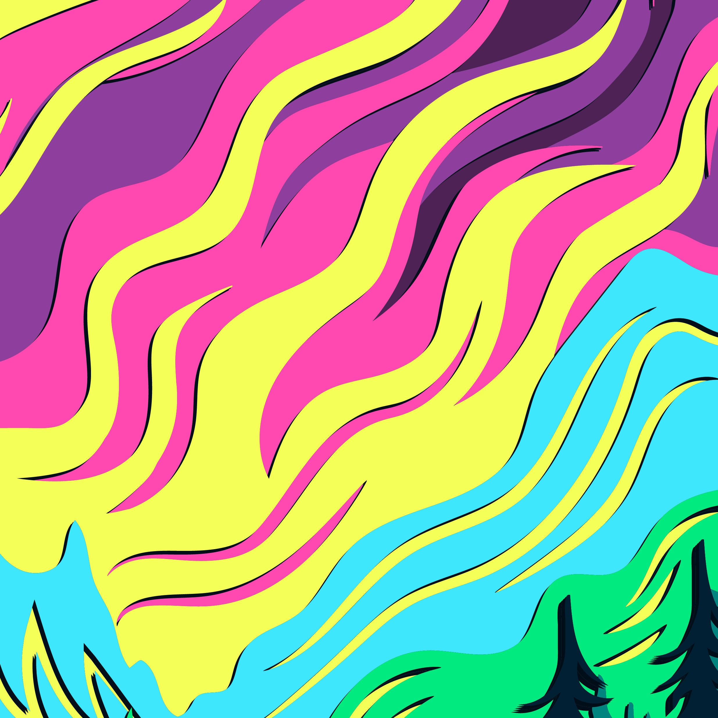 Northern Lights Multilayer. SVG. 3D Decor. CNC . Cricut Construction ...
