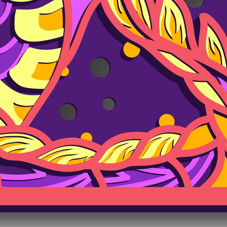 Dragon Multilayer. SVG. 3D Decor. CNC . Cricut Construction. Layered ...