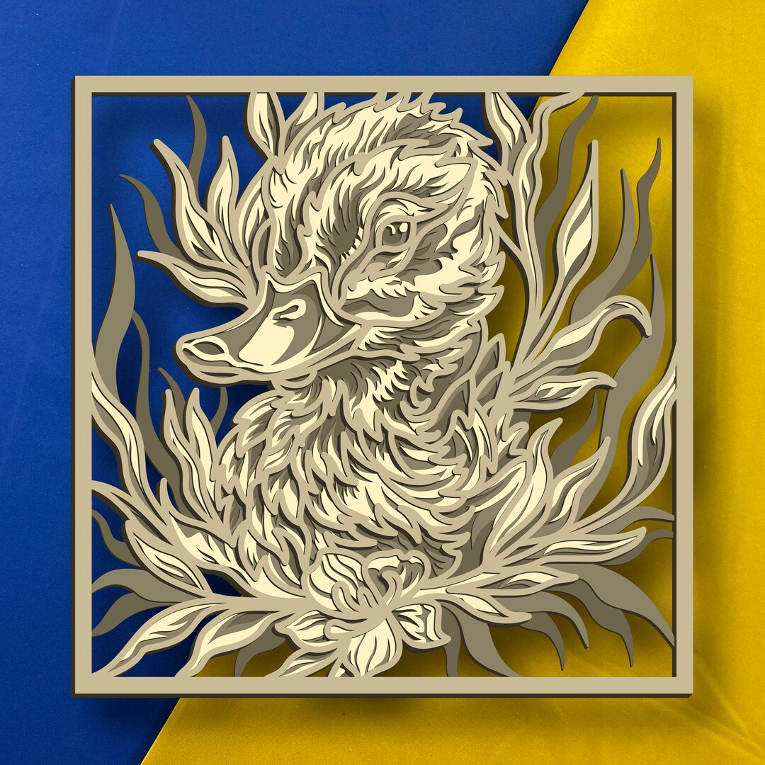 Duck Multilayer. SVG. 3D Decor. CNC . Cricut Construction. Layered ...