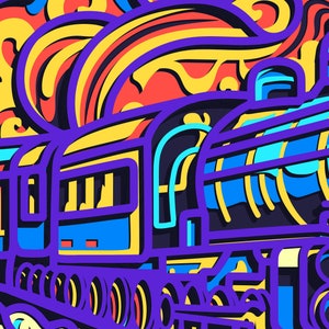 Train Multilayer/ Train SVG/ 3D Decor/ CNC File/ Train Svg Files for ...